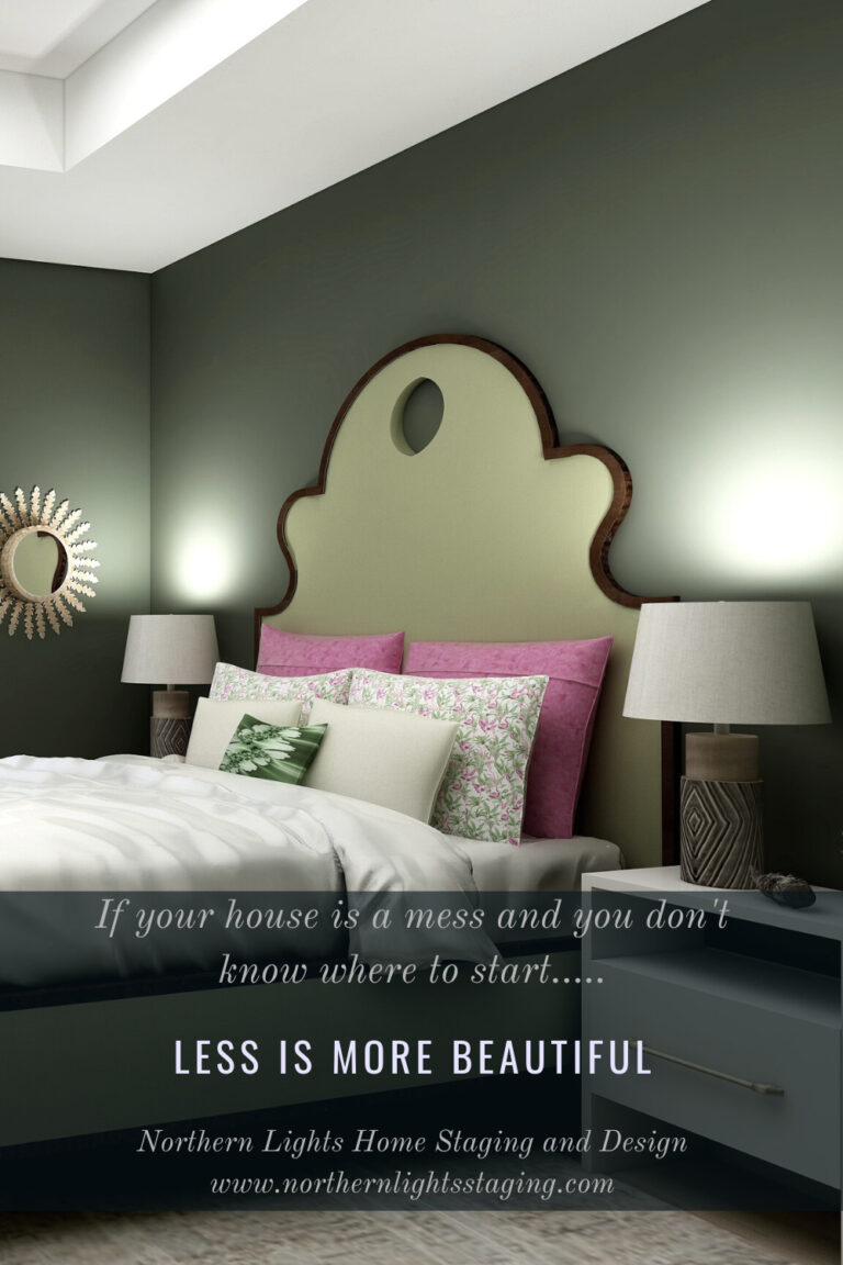 Less is More Beautiful | Northern Lights Home Staging and Design