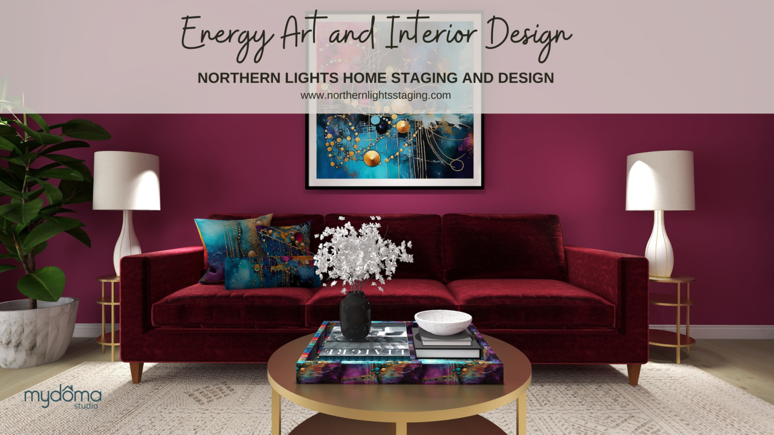 Energy Art for Interior Design | Northern Lights Home Staging and Design