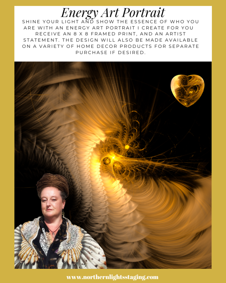 Energy Art Portraits | Mary Ann Benoit-Northern Lights Home Staging and ...